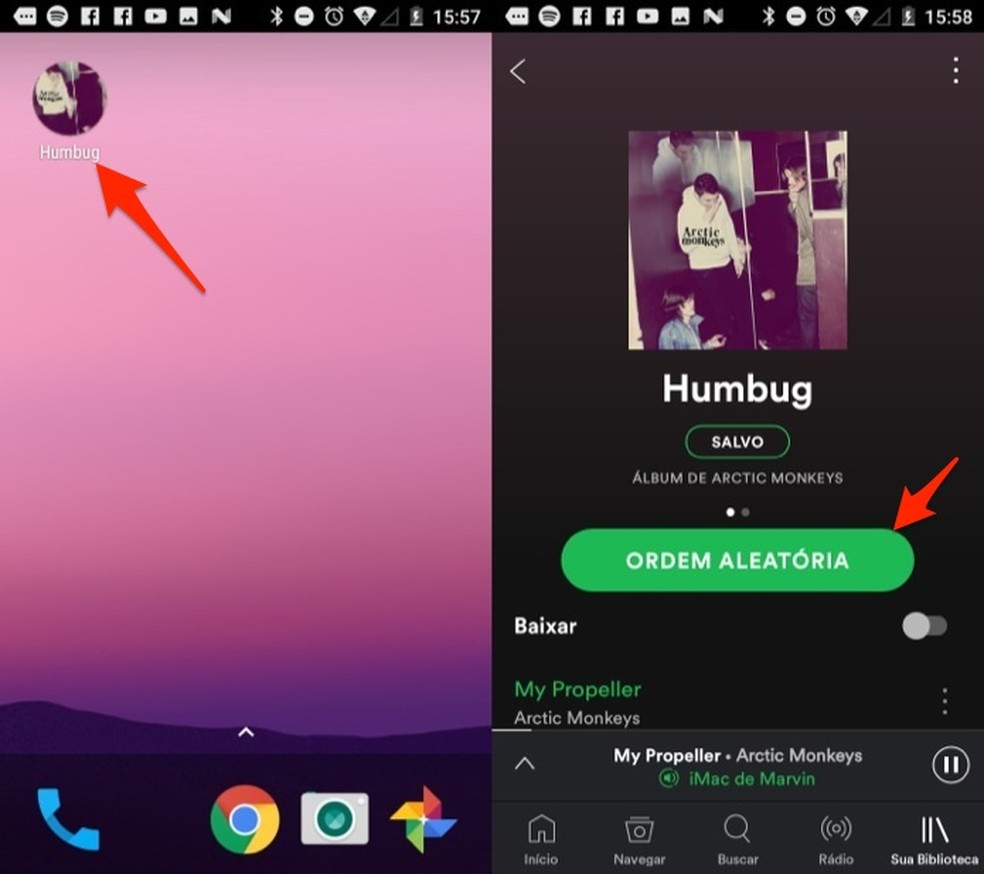 Playlists do Spotify: como criar atalhos no Android | Players | TechTudo
