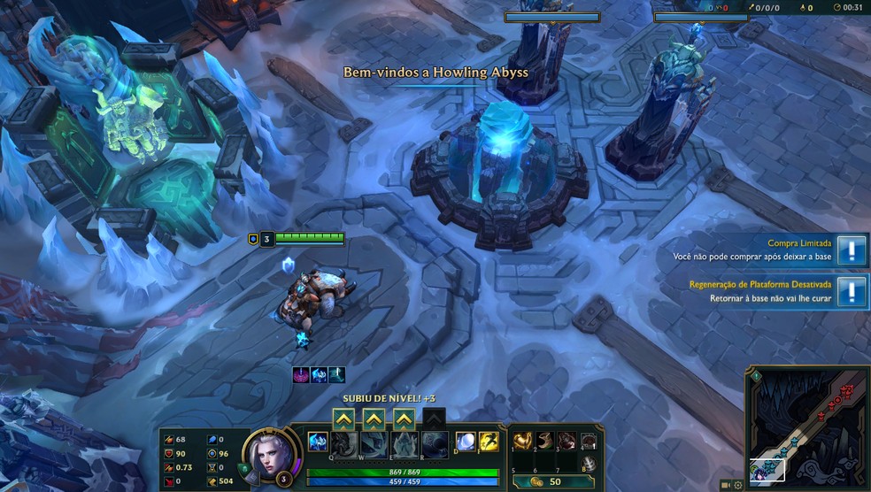 league of legends: League of Legends: conheça o mapa Howling Abyss