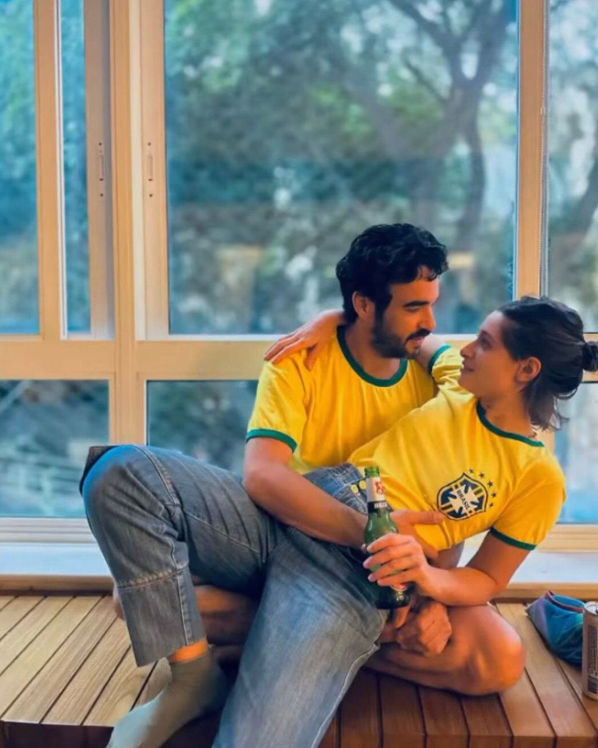 Caio Blat e Luisa Arraes posam em clima de romance: "de repente ...