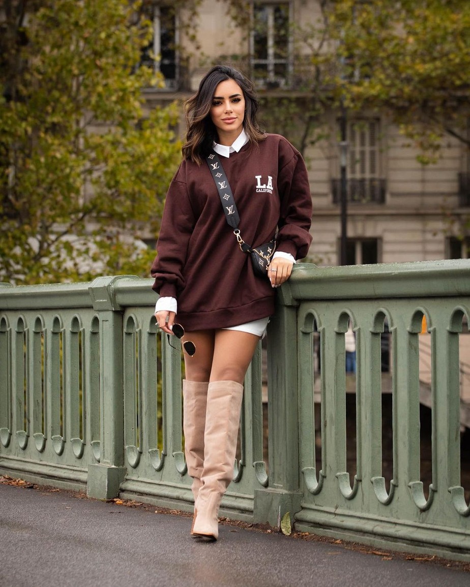 Bruna Biancardi elege look fashionista para passear por Paris | Vogue ...