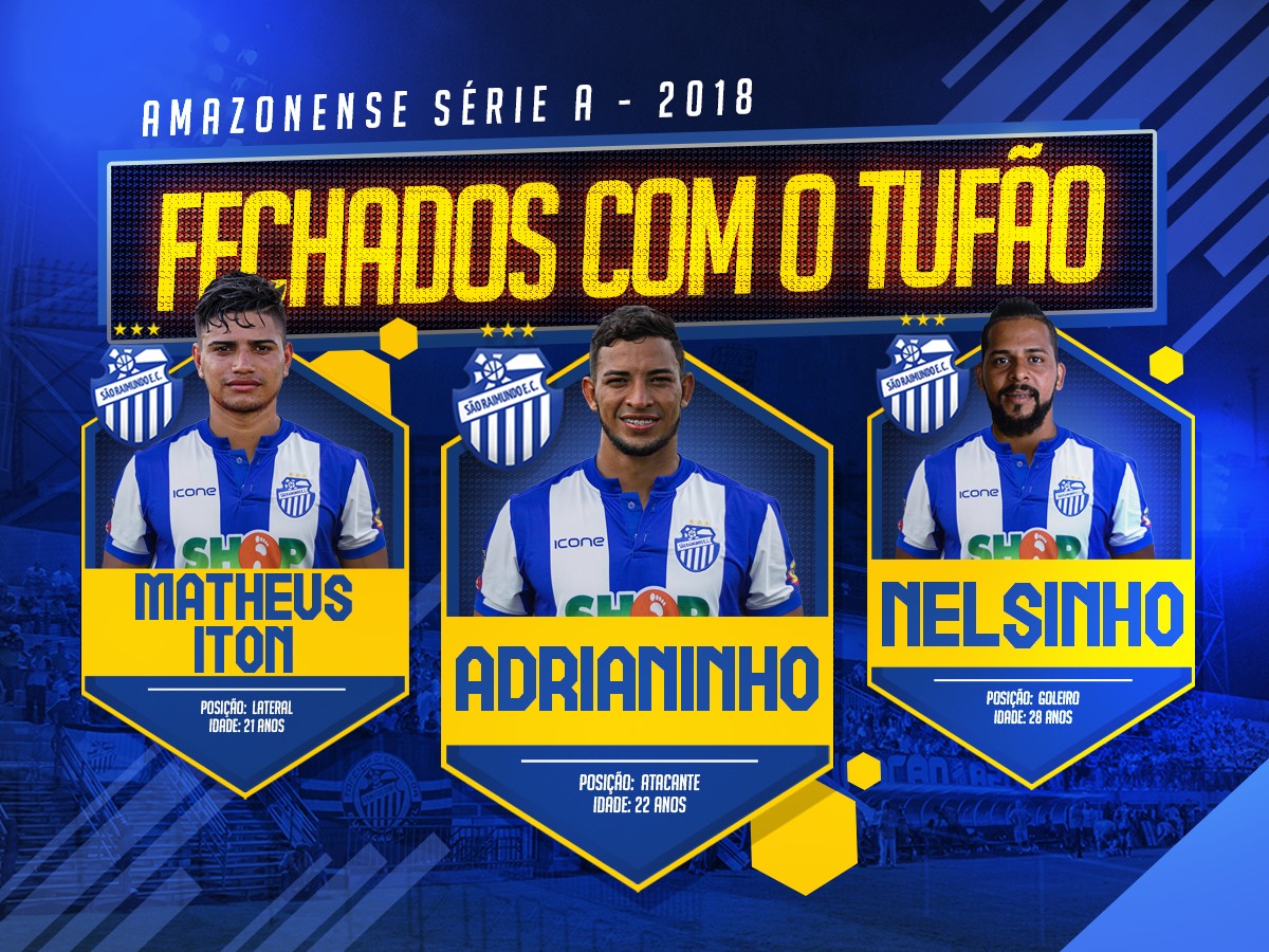 A um dia da estreia no Amazonense, São Raimundo anuncia mais três ...