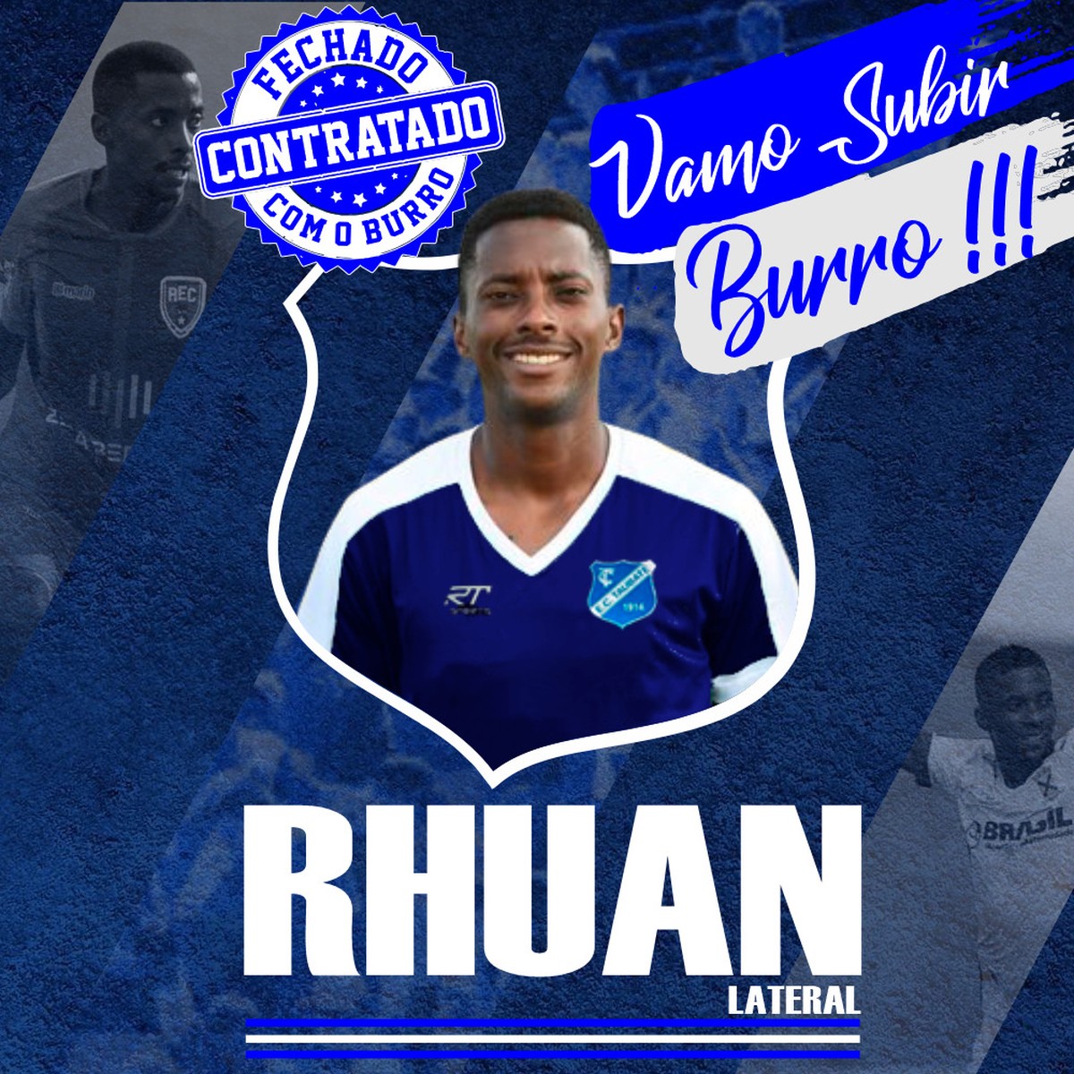 Taubaté anuncia contratação do lateral-direito Rhuan, ex-Luverdense ...