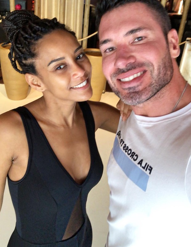 Reynaldo Gianecchini E Taís Araújo Malham Juntos Em São Paulo Quem