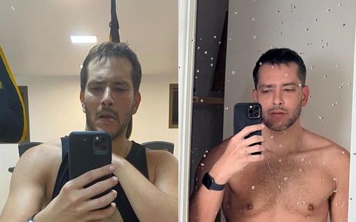Bento Ribeiro mostra antes e depois do corpo: "Trabalho só começou ...
