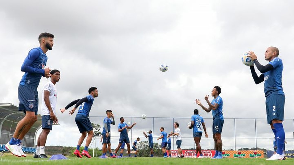 De Olho No Internacional Elenco Do Bahia Tem Manhã De Treino Físico E