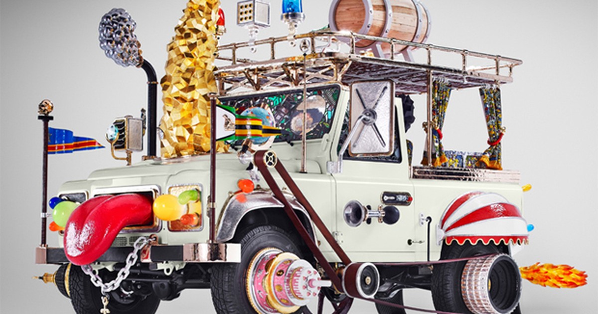 Auto Esporte - Land Rover Defender vira 'obra de arte' para comemorar ...