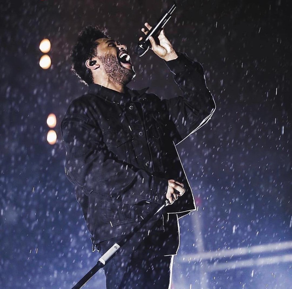 The Weeknd: Objeto cai em palco durante apresentação do cantor no ...