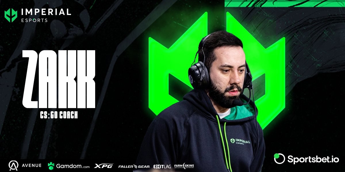 CS:GO: Imperial anuncia zakk como coach e fecha time para 2023 | cs:go | ge