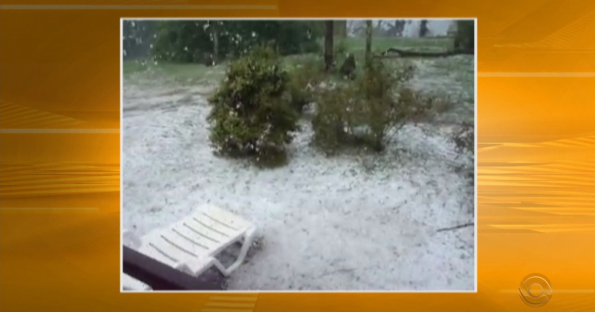 G1 - Granizo e vendaval atingem Serra e Oeste de SC e causam prejuízos ...