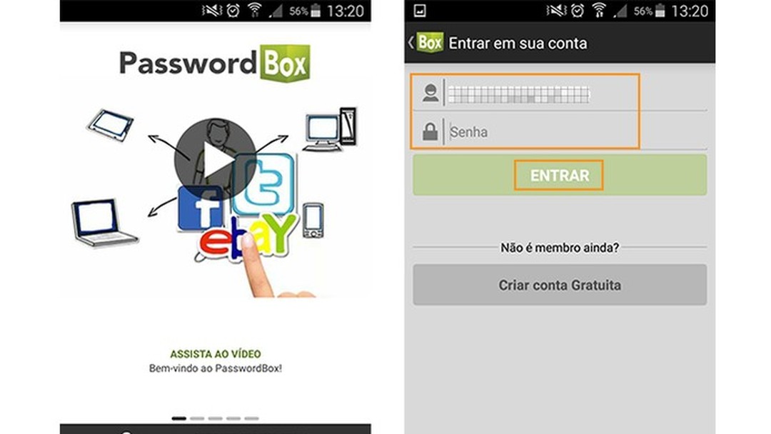 PasswordBox | Software | TechTudo