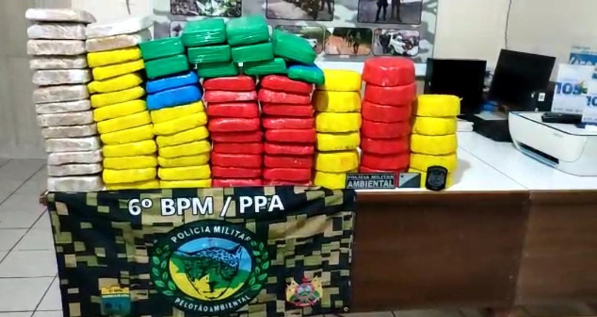 Polícia apreende mais de 80 quilos de drogas que eram transportados em ...