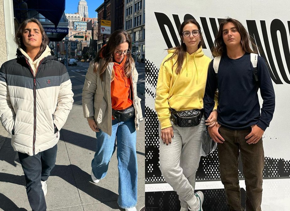 Ivete Sangalo passeia por Nova York na companhia do filho mais velho ...