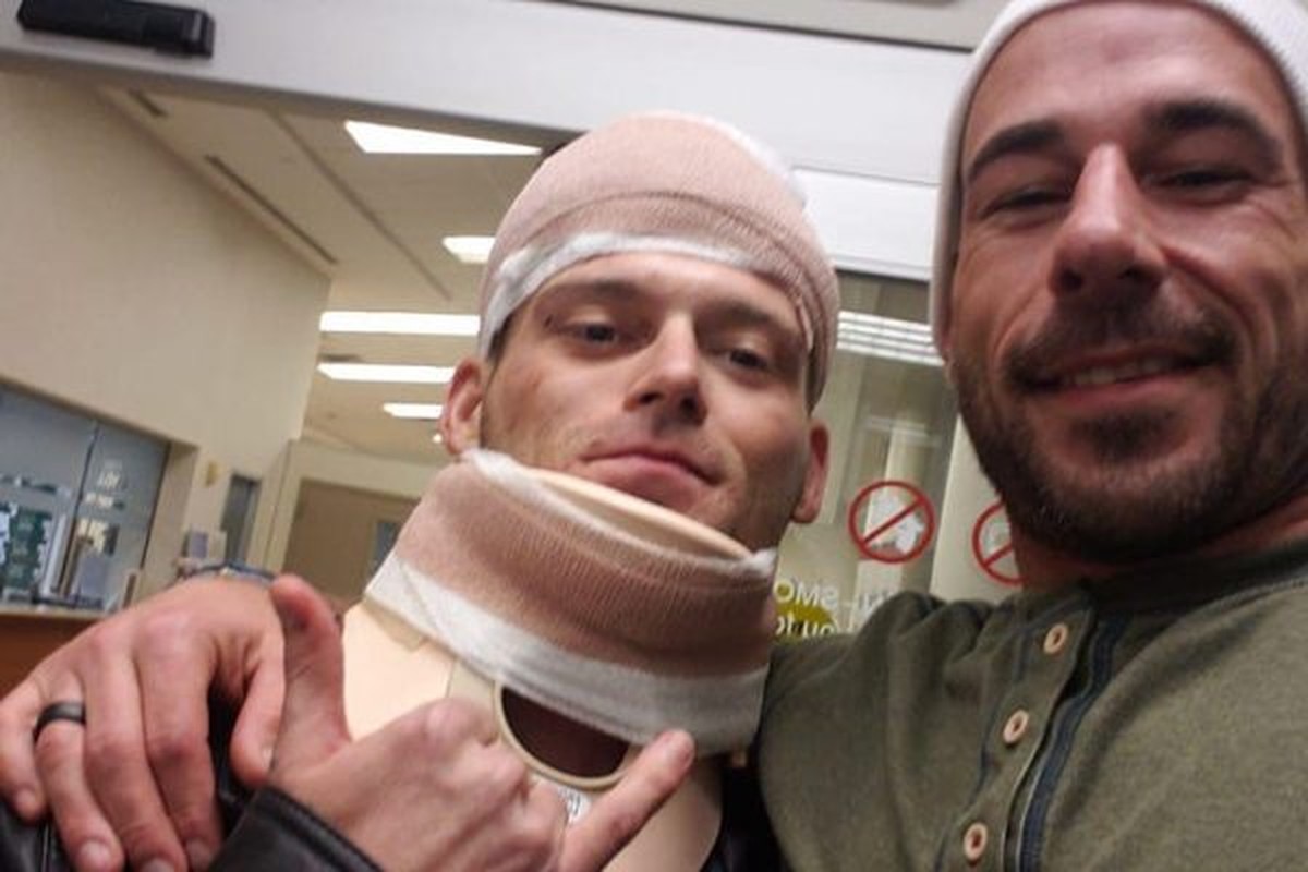 IMAGENS FORTES: atleta racha a cabeça em luta de MMA amador | combate | ge