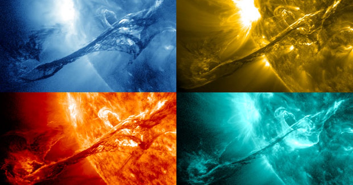 G1 - Imagens da Nasa captam forte explosão solar - notícias em Ciência ...