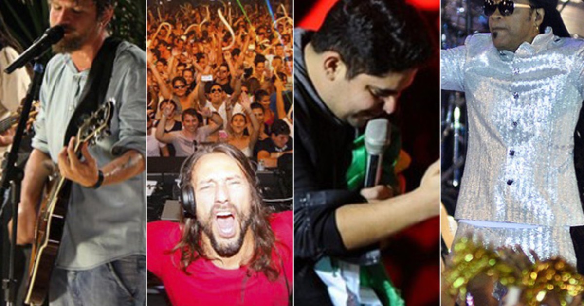 G1 - Bob Sinclair, Jorge e Mateus e Saulo abrem réveillon na Praça ...