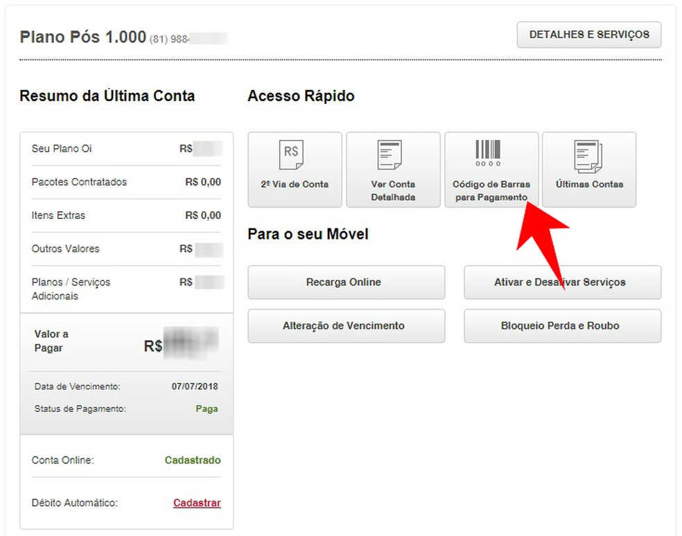 Como tirar segunda via de conta da Oi pelo computador | Telefonia ...