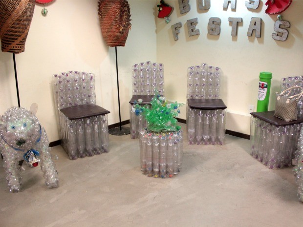 G1 - Espaço expõe arte feita com materiais recicláveis, em Manaus ...