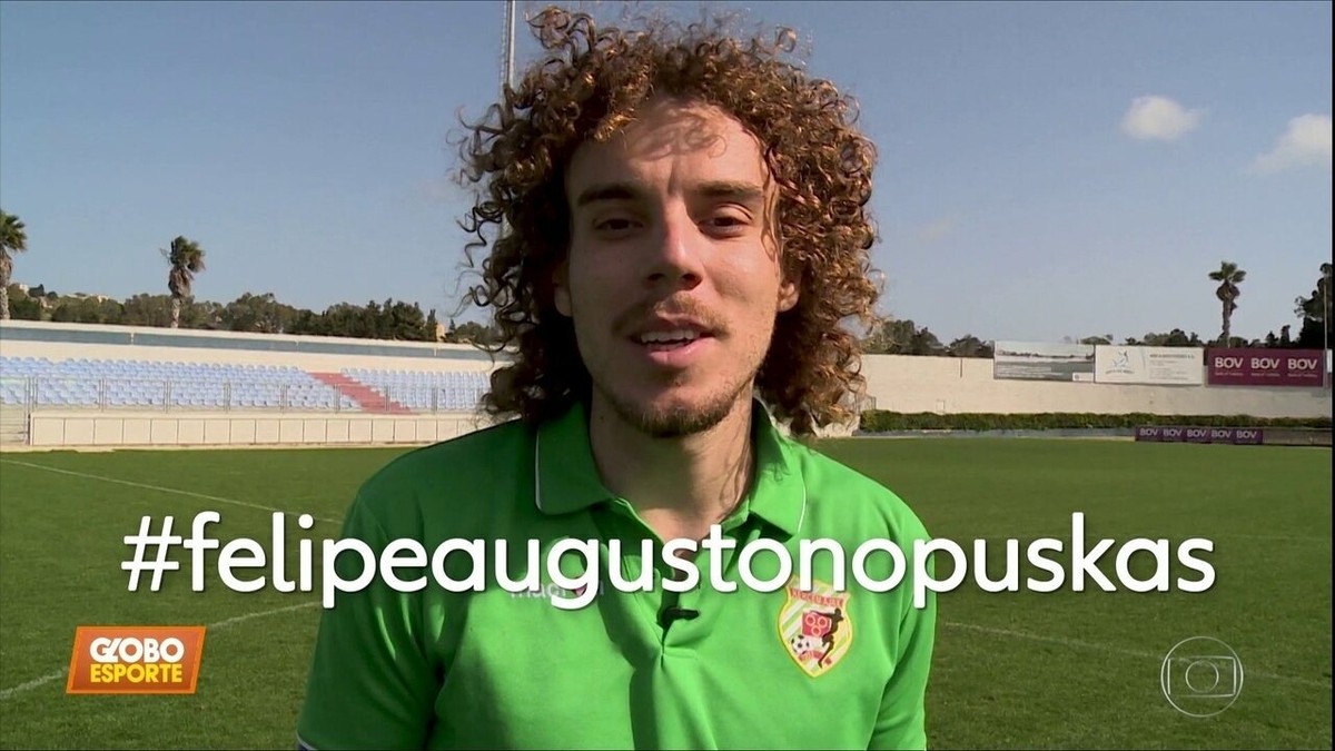 Celebridade graças a golaço, Felipe Augusto sua para repetir lance ...