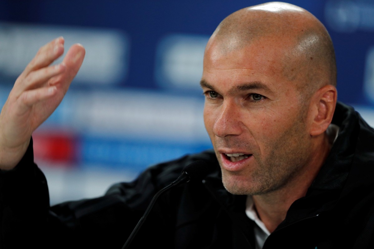 Zidane descarta mudanças no Real e nega busca por um novo camisa 9 ...
