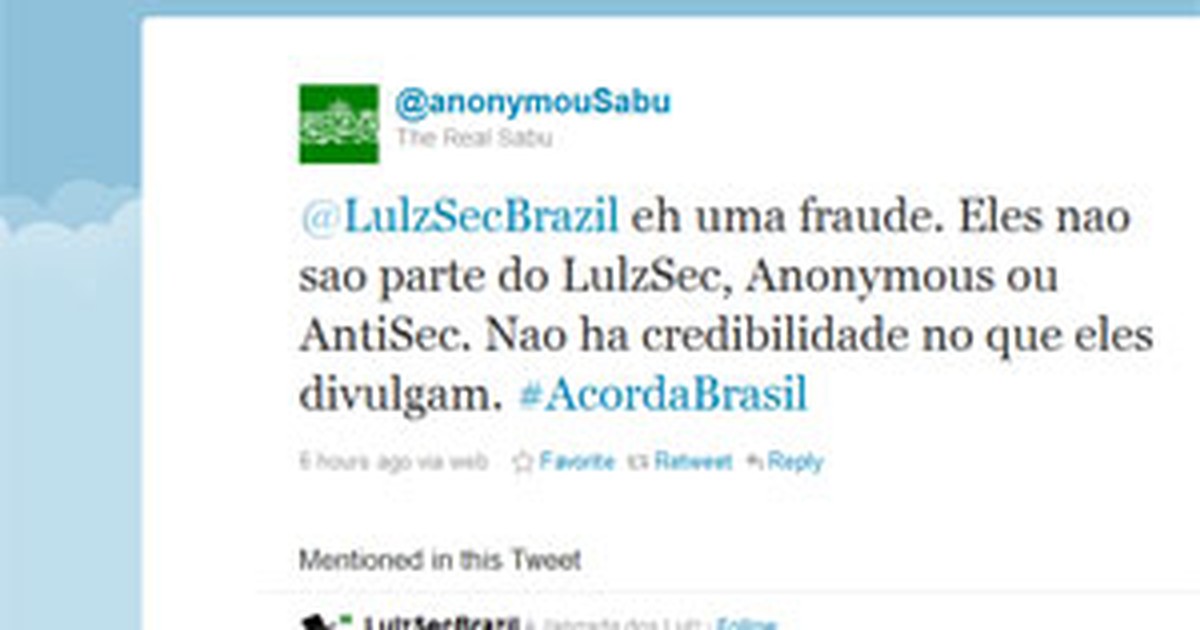 G1 - Líder do grupo hacker Lulzsec acusa 'filial' brasileira de fraude ...