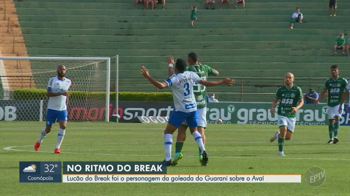 Em boa fase no Guarani, Lucão do Break exalta trabalho e projeta jogo ...