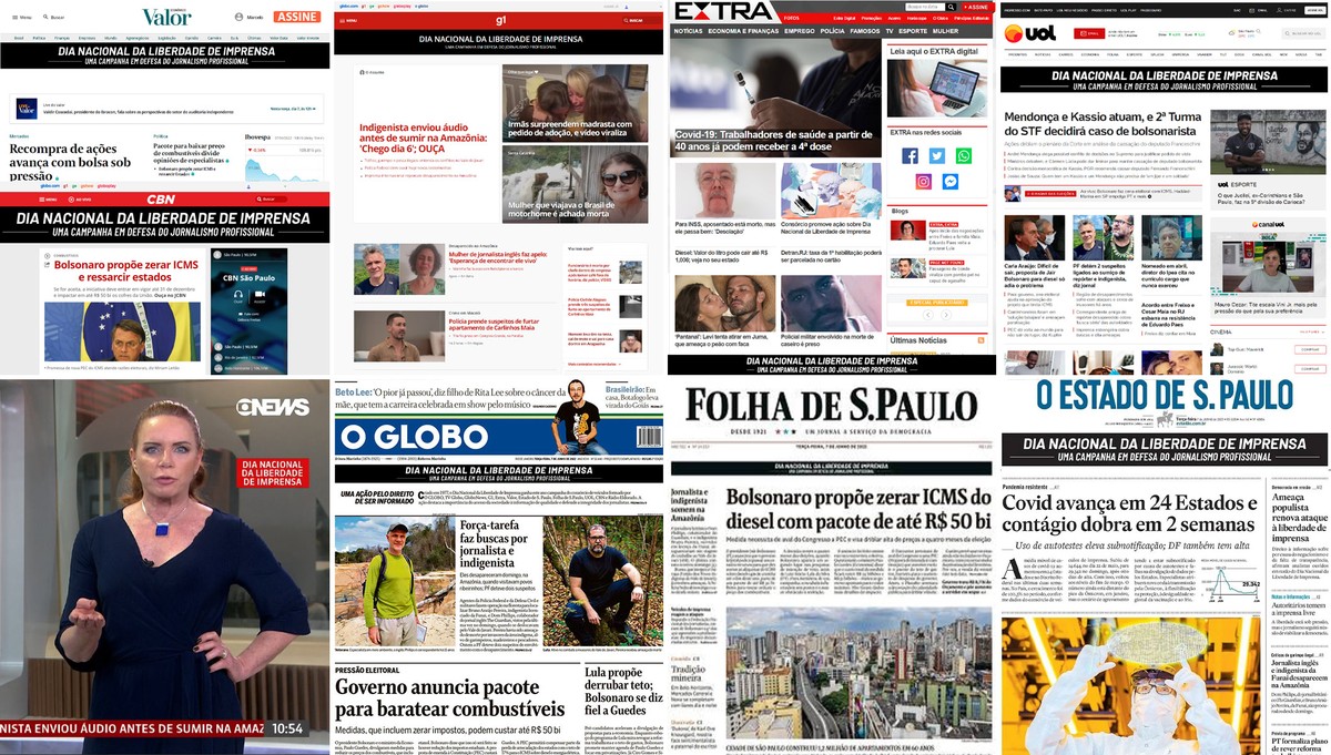 No Dia Nacional da Liberdade de Imprensa, uma ação em defesa do ...