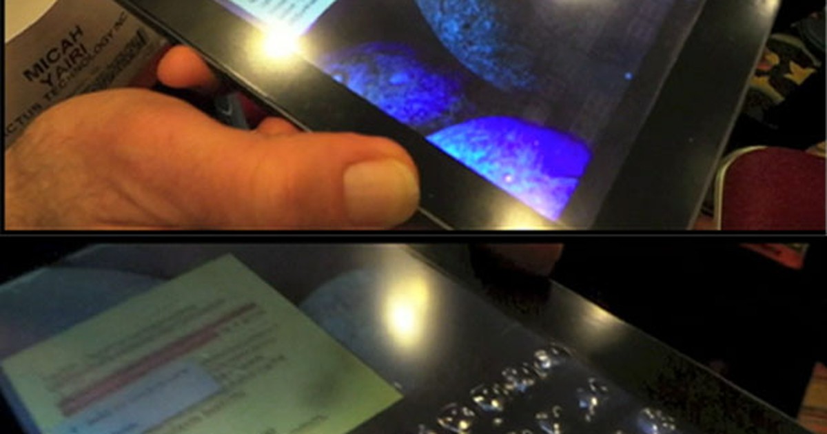 G1 - Empresa cria tablet com teclado 'de bolha' retrátil - notícias em ...
