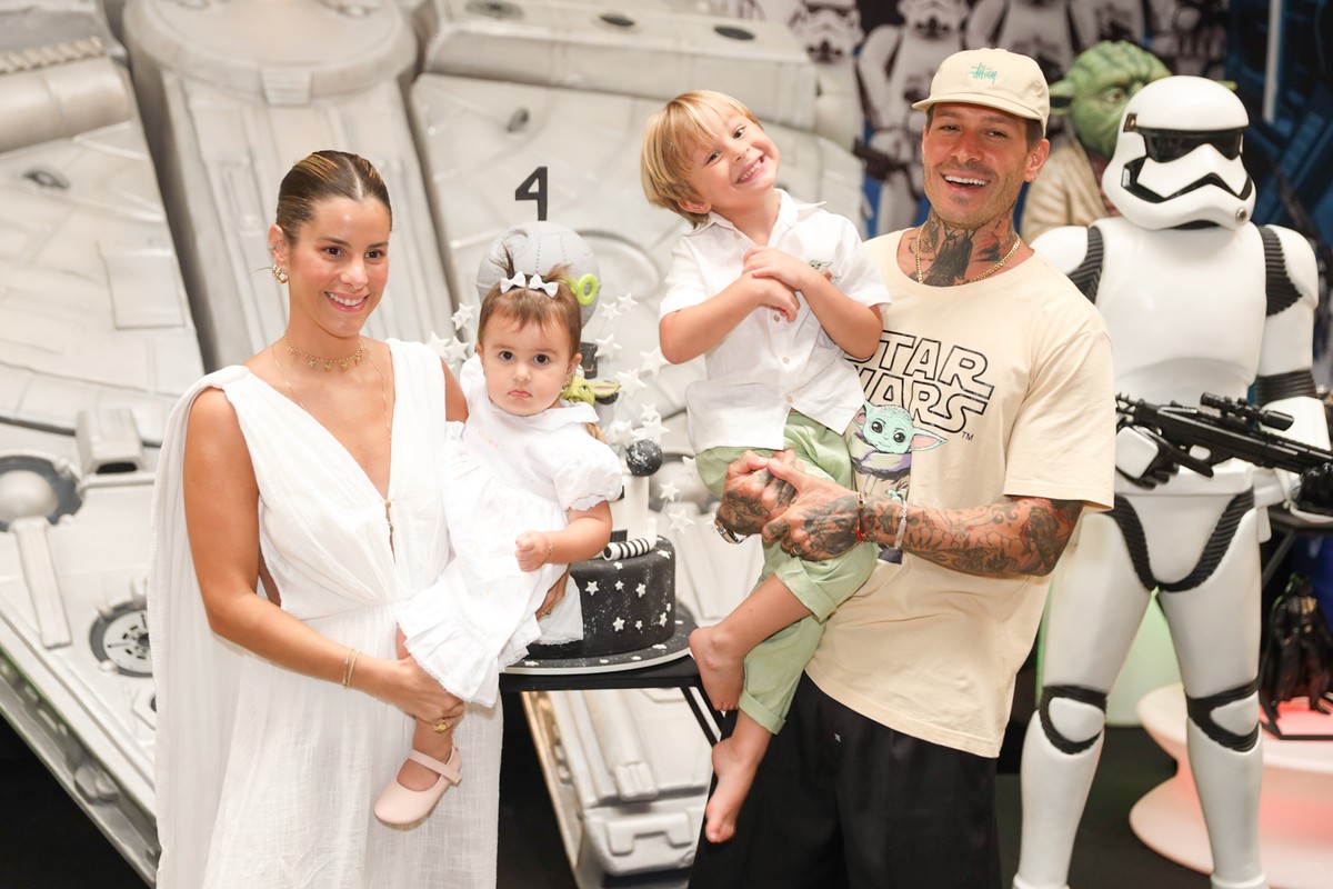 Shantal e Matheus Verdelho celebram o aniversário de 4 anos do filho ...