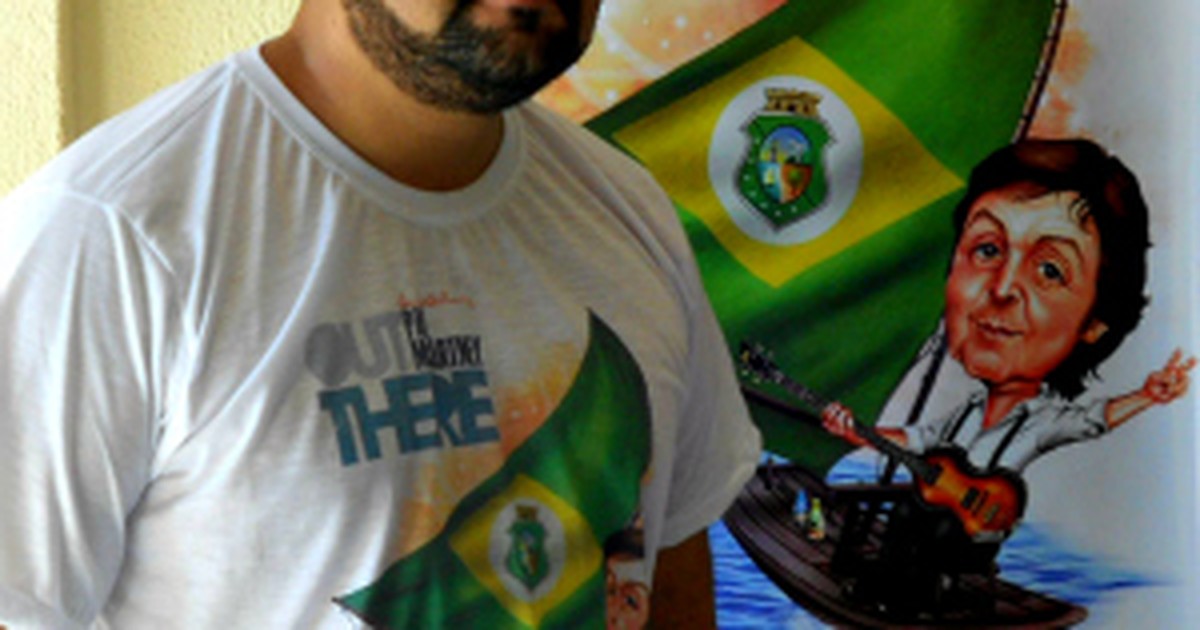 G1 - Cartunista e fã de Paul faz caricaturas para shows de 'Out There ...