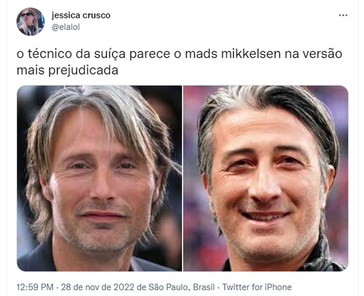 Quem é quem? Internautas comparam técnico da Suíça com ator de ...