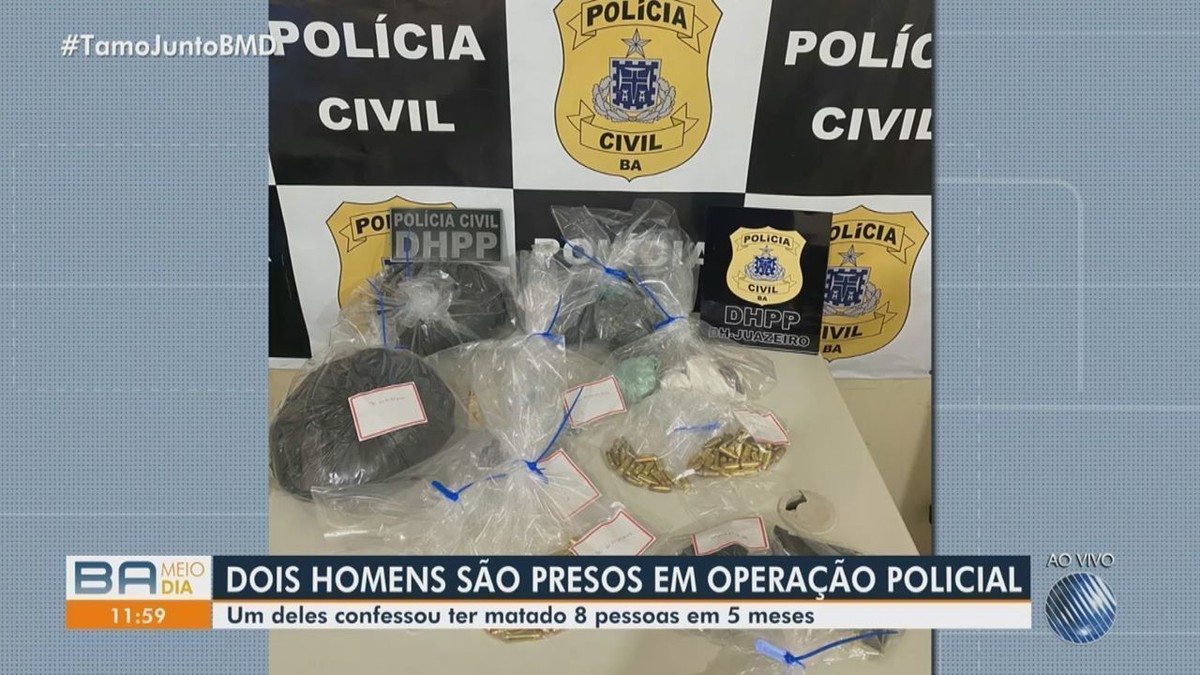 Dupla é presa por assassinato de mulher no norte da Bahia; um deles ...