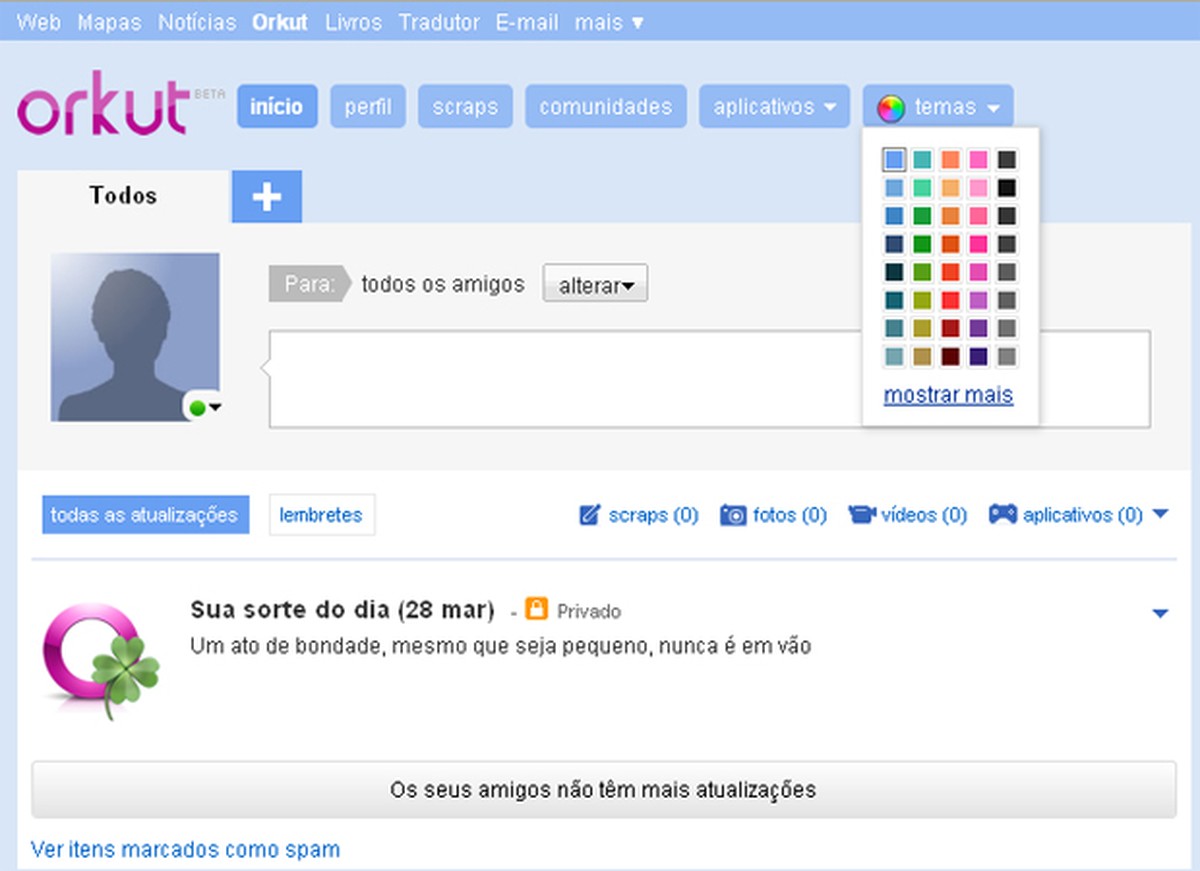 Aprenda a mudar o tema do Orkut | Dicas e Tutoriais | TechTudo