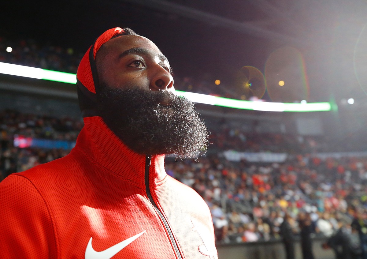 Harden sofre lesão na coxa e desfalca os Rockets por pelo menos duas ...