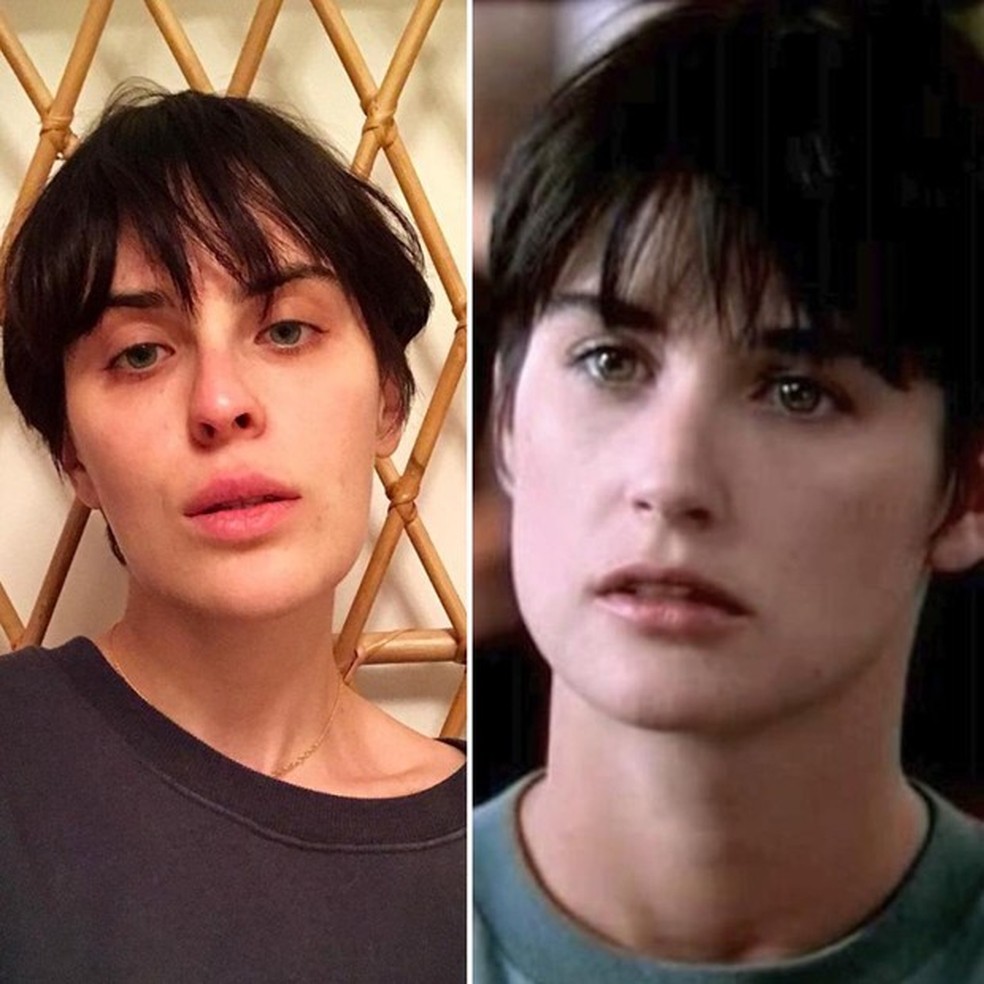 Tallulah Willis Copies Demi Moore's Pixie Haircut From Ghost Film Daily ...