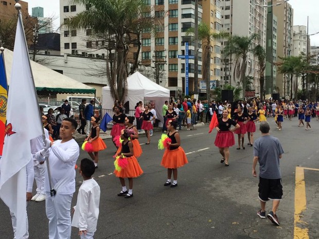 G1 - Desfile cívico-militar marca o dia da Independência em Santos ...