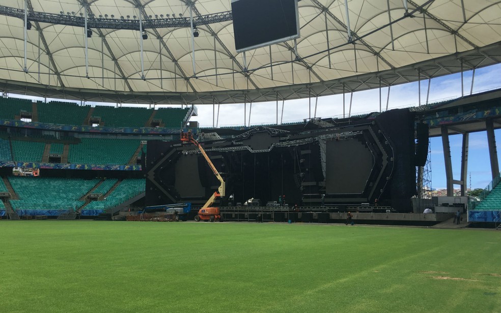 A um dia do Festival de Verão, G1 faz giro na Arena Fonte Nova e ...