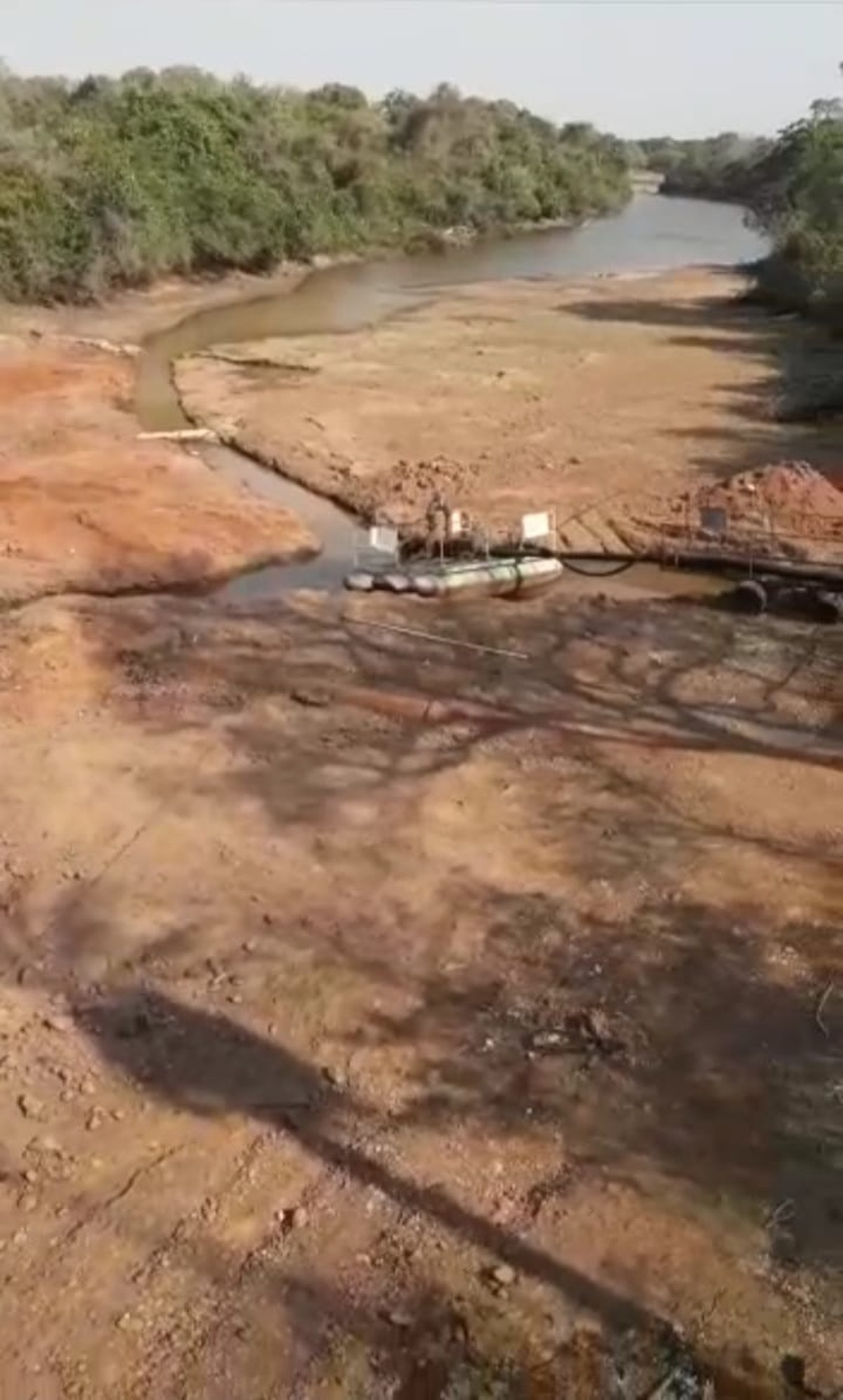 Seca atinge um dos principais rios de cidade que é entrada do Pantanal ...