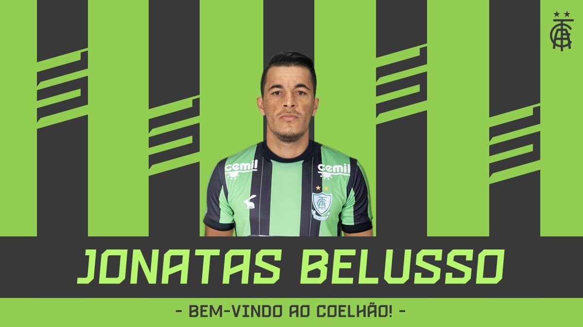 América-MG anuncia a contratação do atacante Jonatas Belusso, oitavo ...