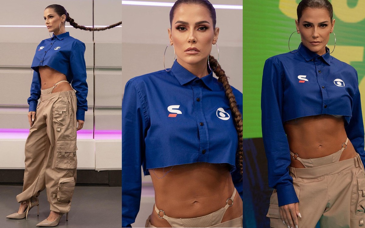 Deborah Secco diz que look da estreia do 'Tá na Copa' é seu favorito ...