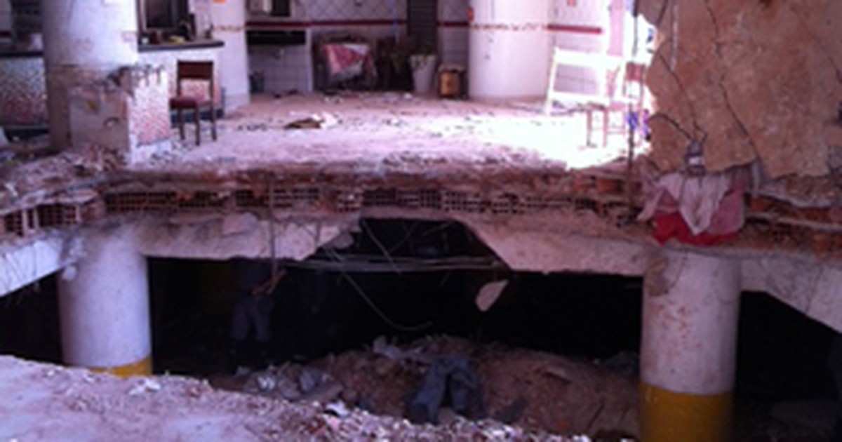 G1 - Polícia vai enviar ao IPT pedaços de laje que desabou de prédio no ...