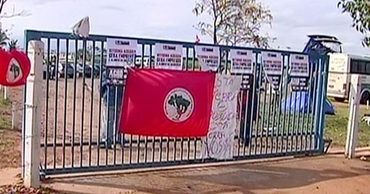 Jornal Nacional - MST invade pela segunda vez em 2 anos fazenda do ...