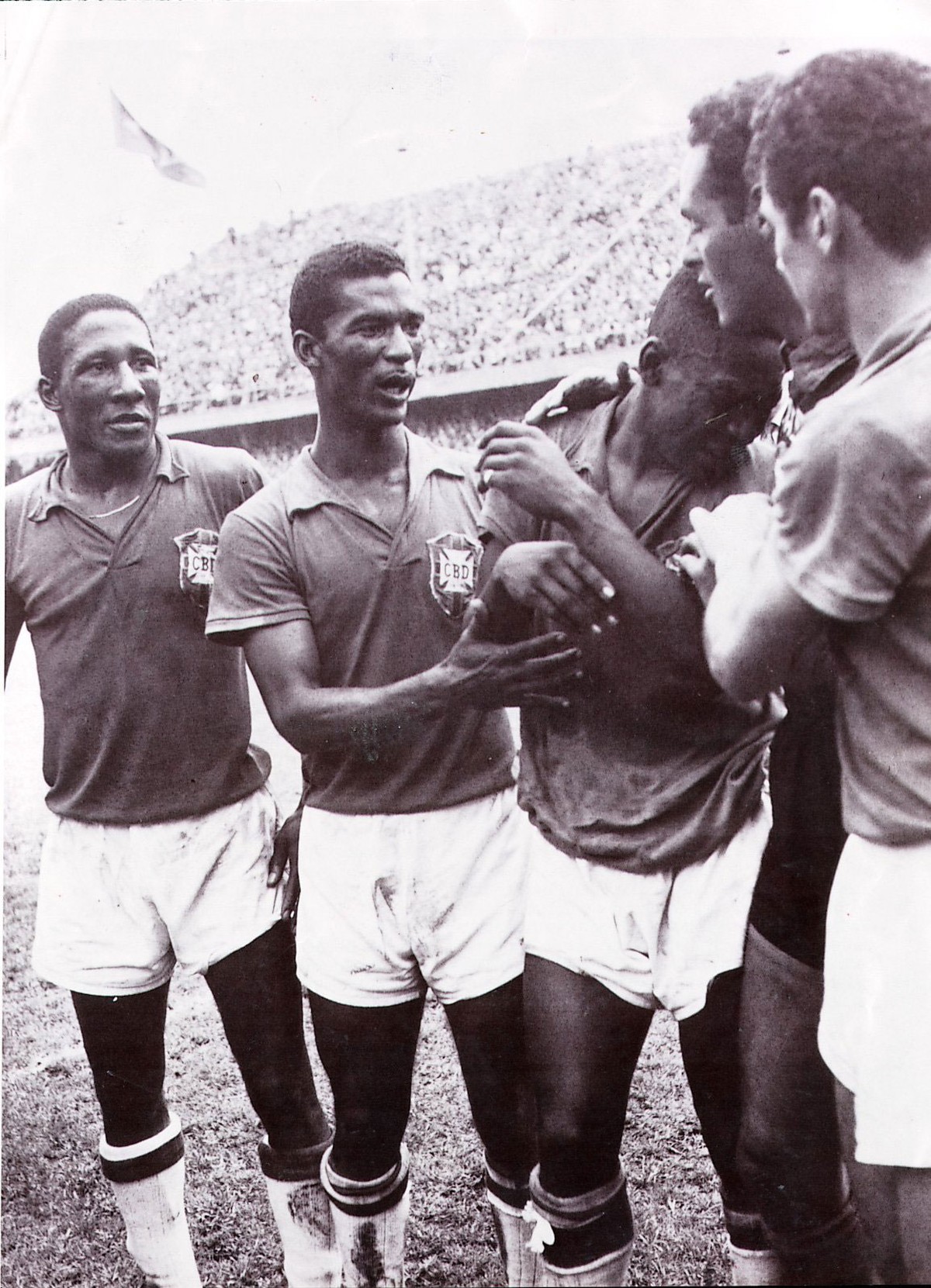Há 60 anos, Pelé marcava pela primeira vez em uma Copa do Mundo ...