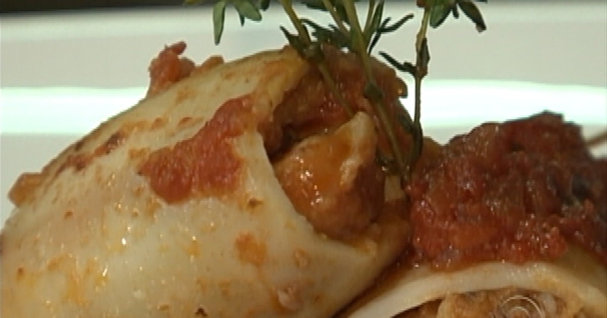 G1 - Chef ensina receita de lula recheada com camarão no 'Bom Apetite ...