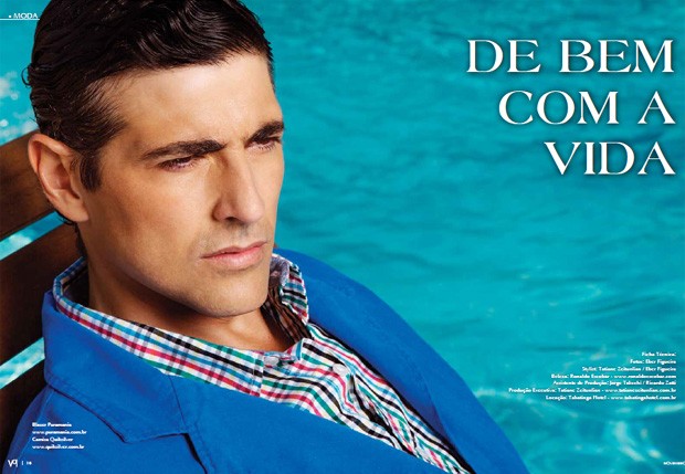 Reynaldo Gianecchini mostra charme em ensaio para revista - Quem | QUEM ...