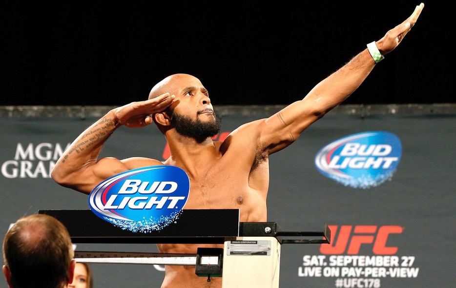 FOTOS: as imagens da pesagem oficial do UFC 178 - fotos em combate