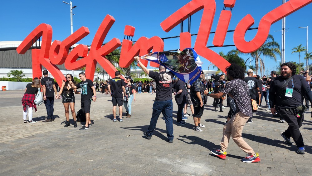 No Rock in Rio 2022, fã diz segredo para ficar na grade: 'É só barrinha ...