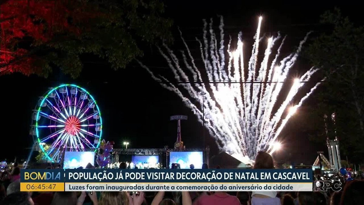 Show de fogos e apresentações musicais marcam abertura das luzes de ...