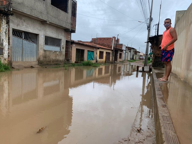 Natal Rn Chuva Alaga Rua Na Zona Norte De Natal E Moradores Relatam
