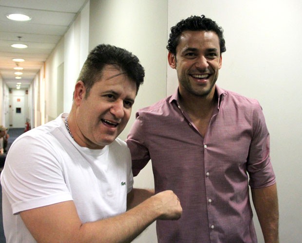 Tietagem: Fred brinca com Marrone e encontra com Serginho Groisman ...