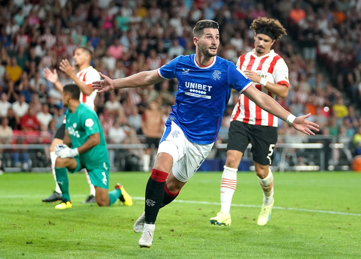 Champions: Rangers vence PSV e vai à fase de grupos após 11 anos | liga ...